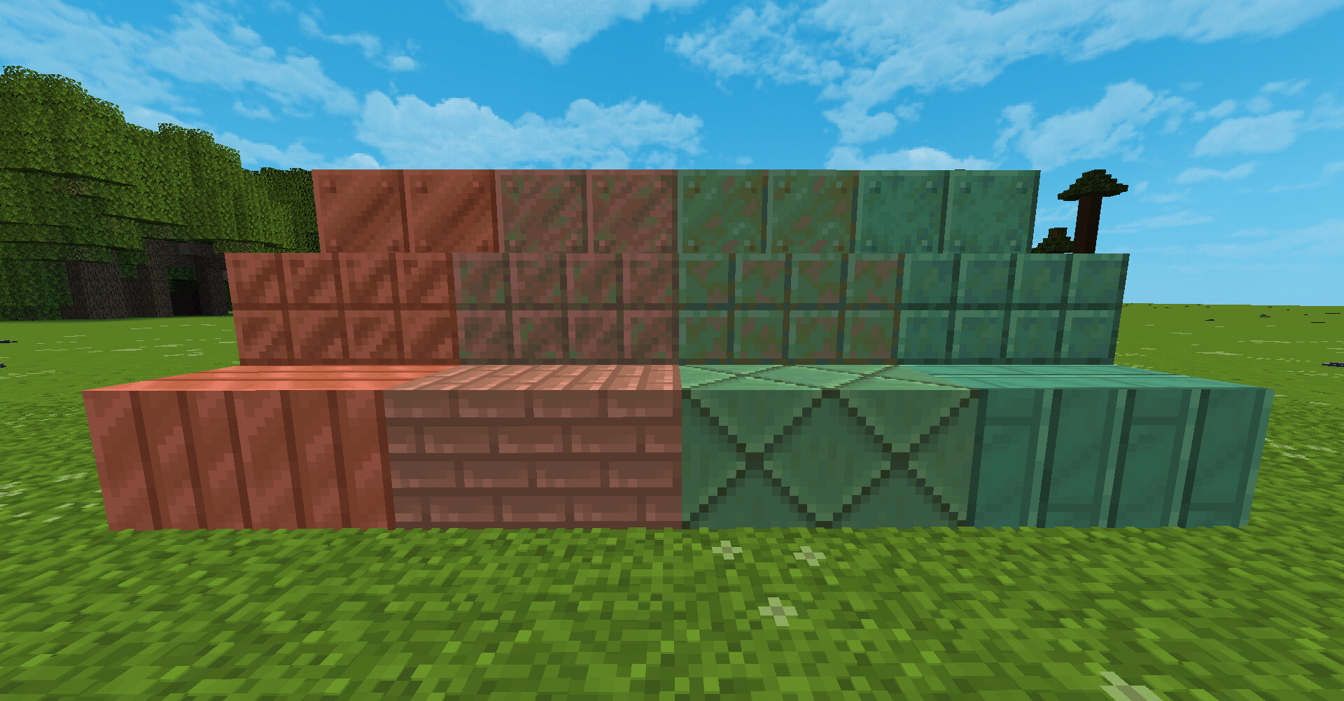 Waxed Copper Roofs Minecraft Texture Pack