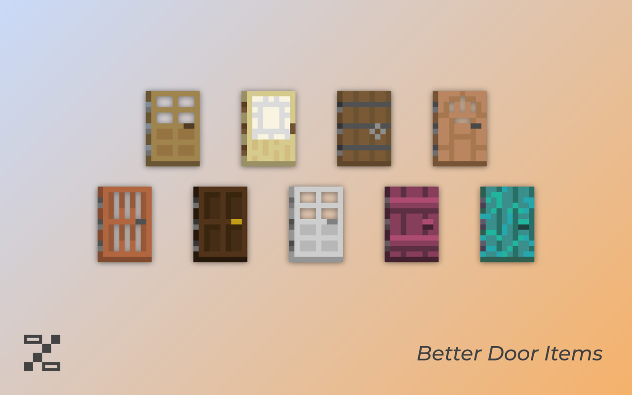 [ v1.4.1 | 1.16 ] - Better Doors - Proper Sides and Faces Minecraft ...