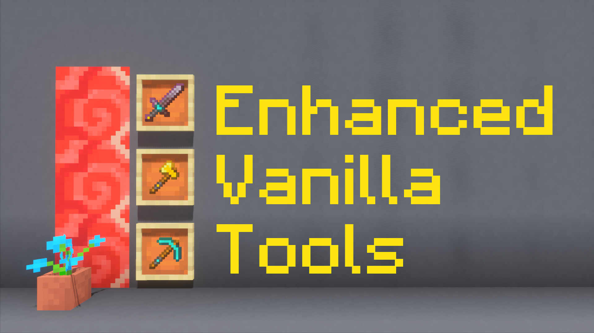 Enhanced Vanilla Tools Minecraft Texture Pack