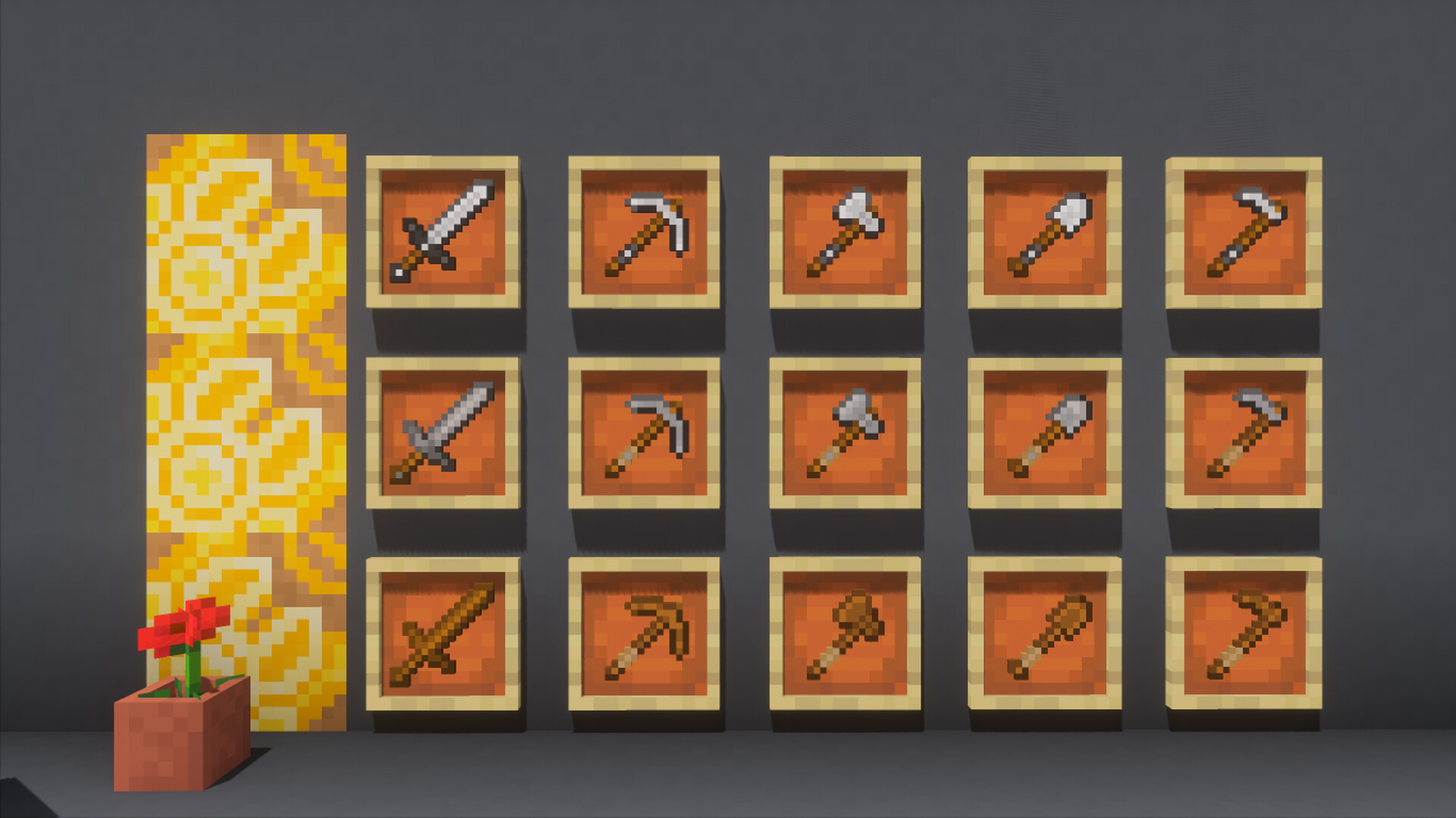 Enhanced Vanilla Tools Minecraft Texture Pack