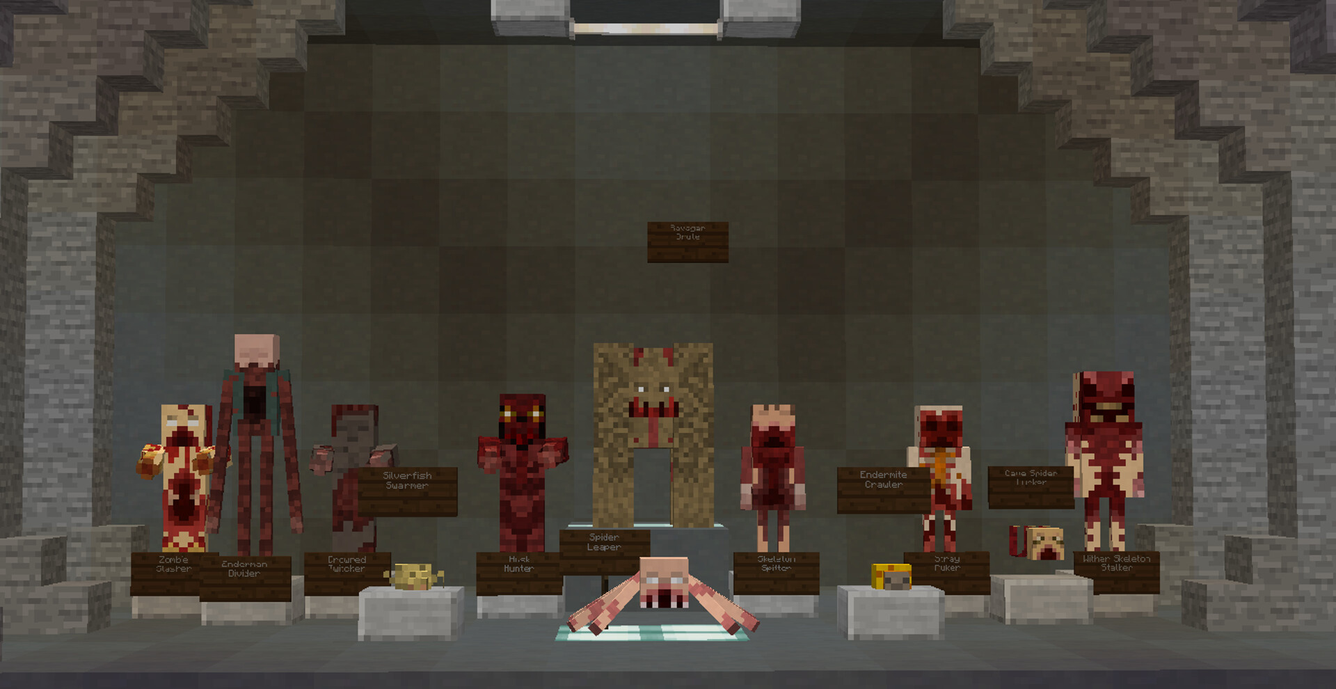 Necro Craft (Dead Space) Sounds are changed. Minecraft Texture Pack