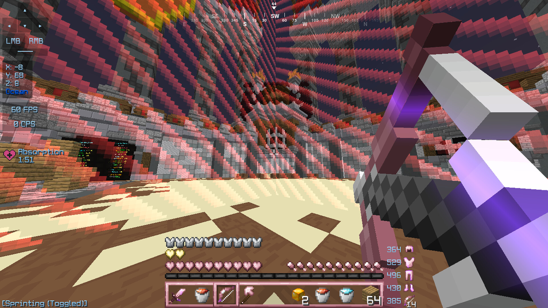 Rose Gold PvP 16x Minecraft Texture Pack