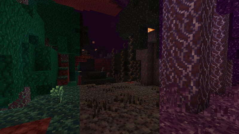Warped Forest Variants Minecraft Texture Pack