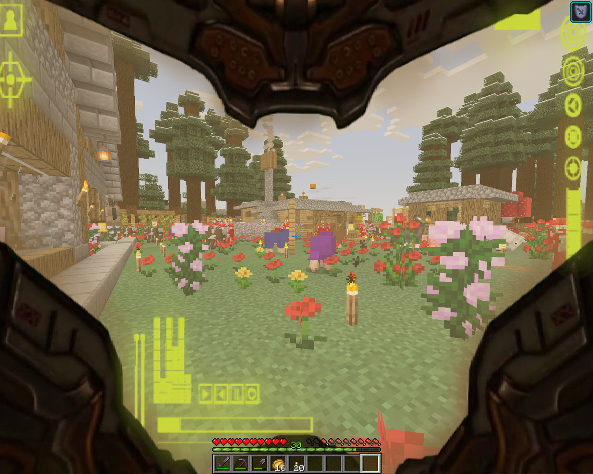 Doom Inspired Helmet Overlay (for carved pumpkin) Minecraft Texture Pack