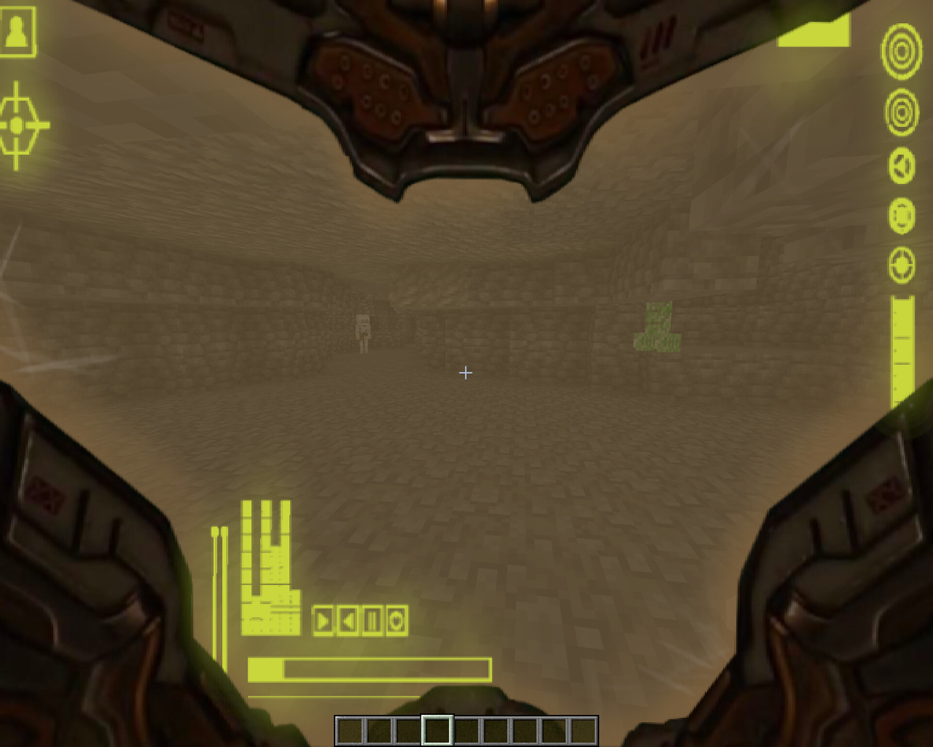 Doom Inspired Helmet Overlay (for carved pumpkin) Minecraft Texture Pack