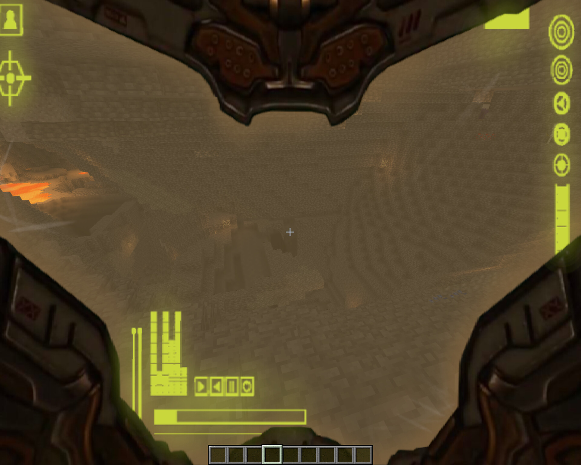 Doom Inspired Helmet Overlay (for carved pumpkin) Minecraft Texture Pack