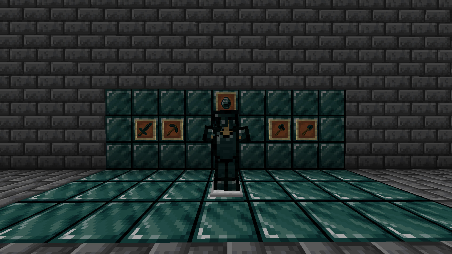 Eclipse Diamond (Dark Theme Diamond) Minecraft Texture Pack