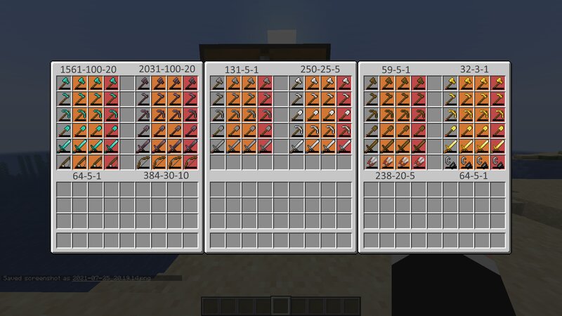 Low Durability warning Minecraft Texture Pack