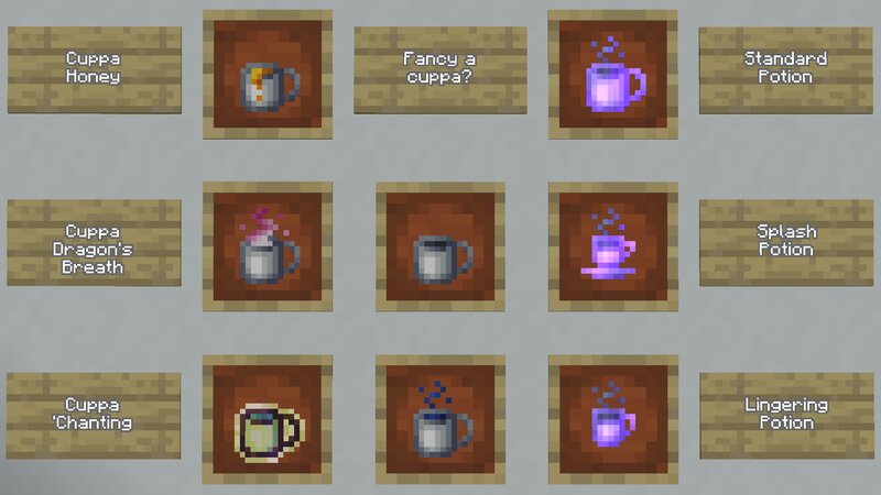 Cuppa Potions! Minecraft Texture Pack