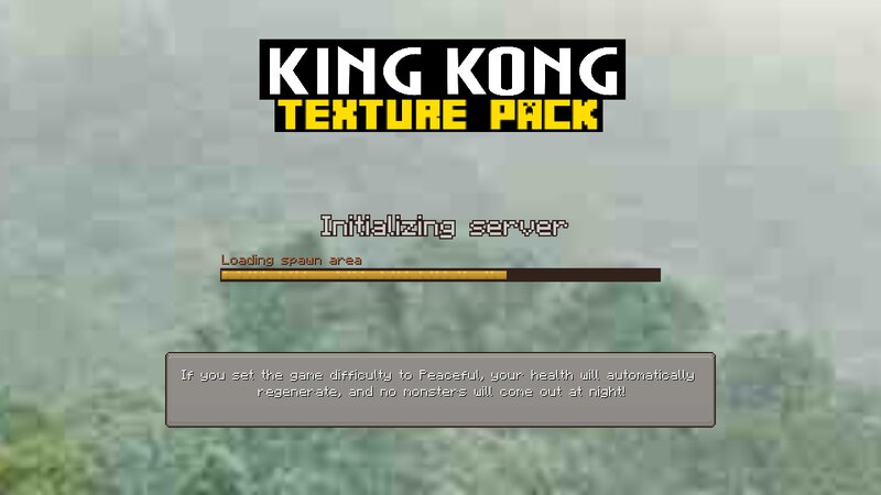 King Kong Texture Pack 32x32 Minecraft Xbox 360 Minecraft Texture Pack