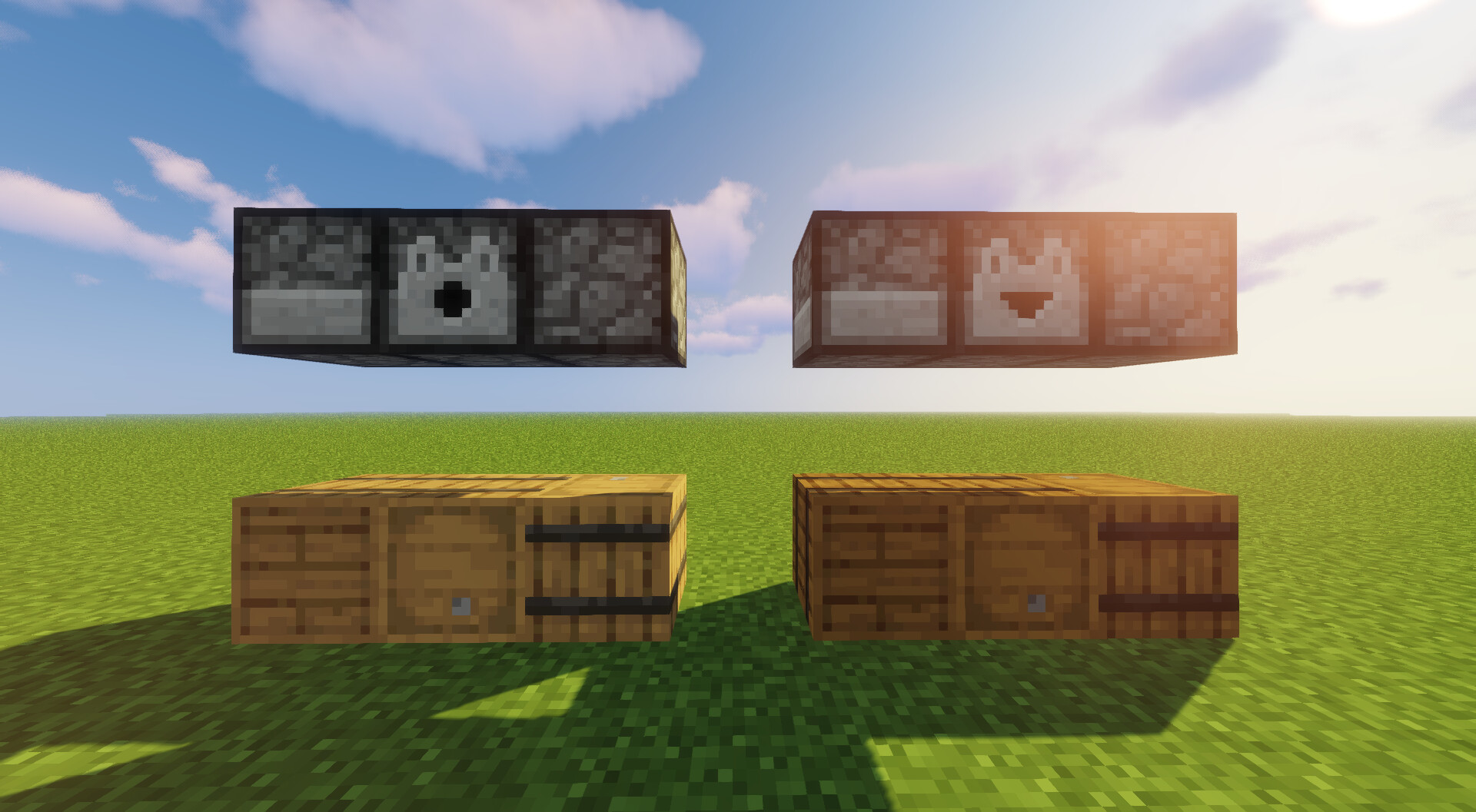 Redesign of dispensers and droppers to look like barrels (1.13 barrels ...