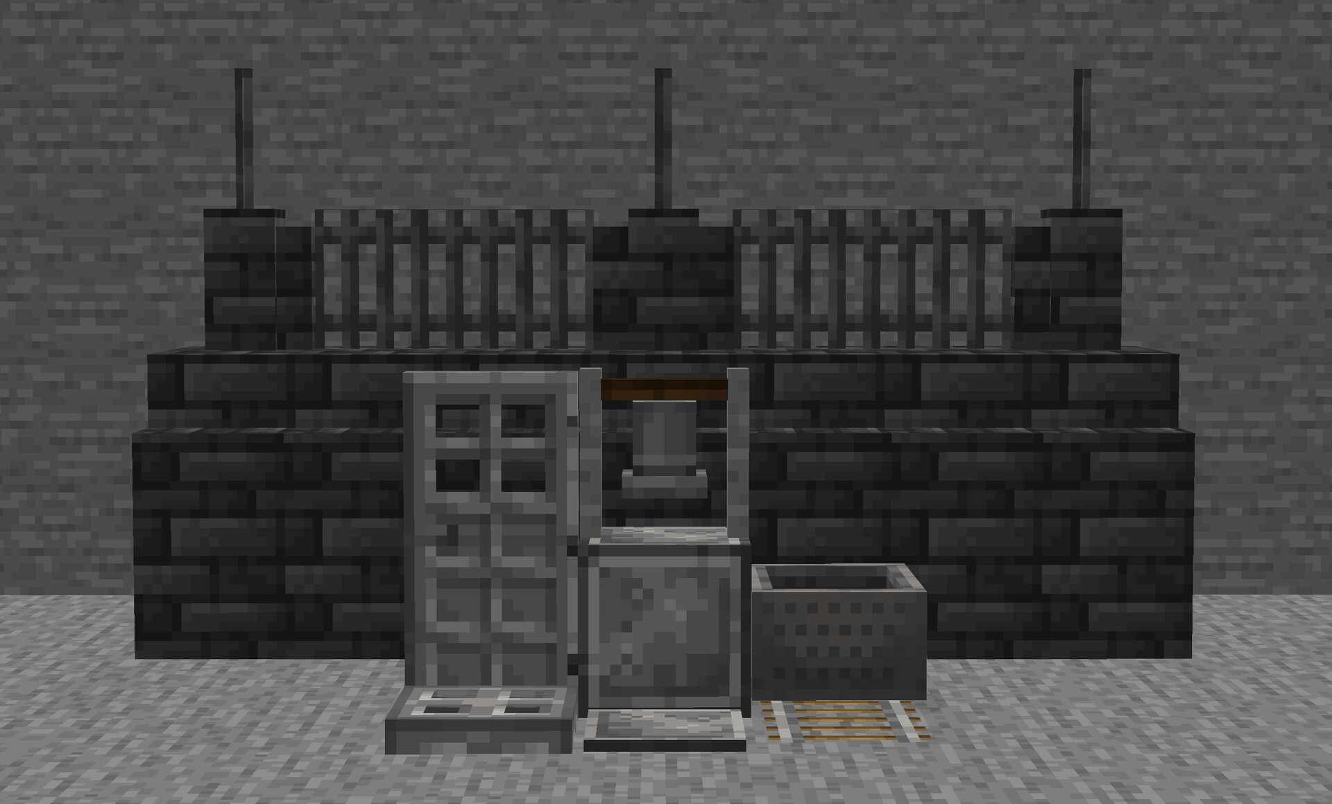 riki's Dark Iron Minecraft Texture Pack