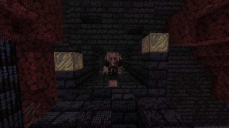 Minecraft but everything is ASCII text Minecraft Texture Pack