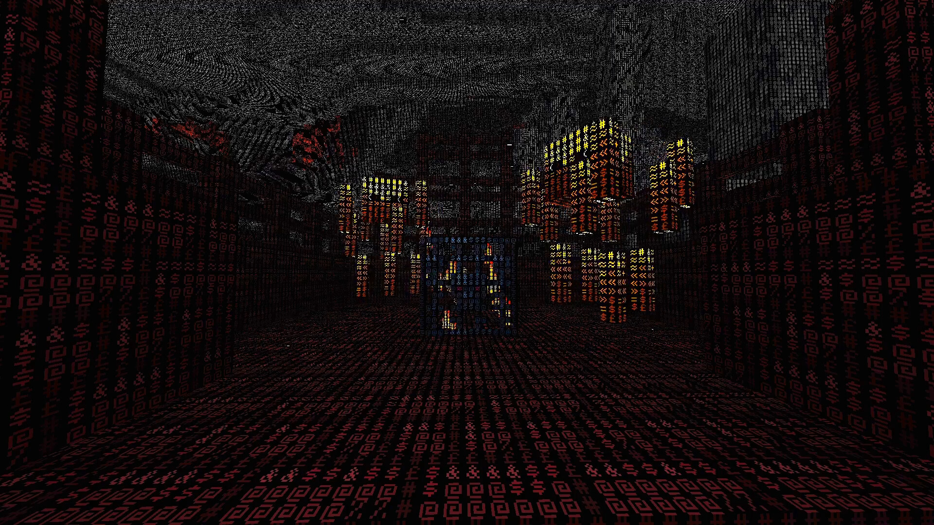 Minecraft but everything is ASCII text Minecraft Texture Pack