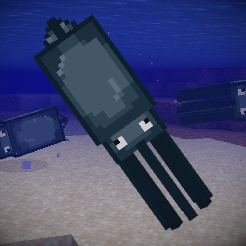 Realistic Squid - Custom Model (Requires Optifine) Minecraft Texture Pack