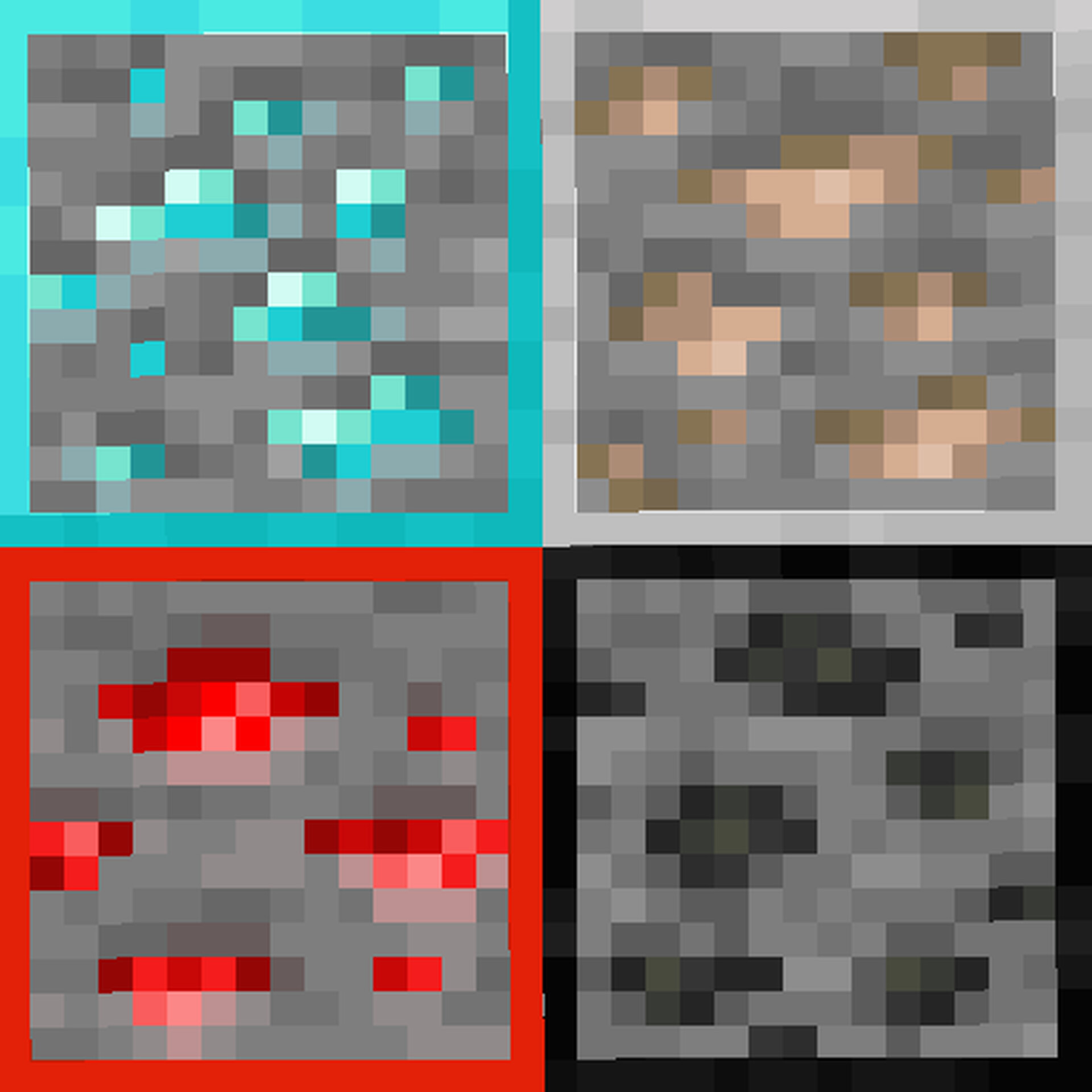 Ore Borders (works with any resource pack) Minecraft Texture Pack
