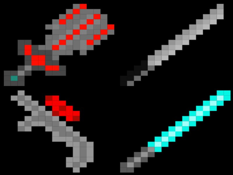 Sword and Gun pack Minecraft Texture Pack