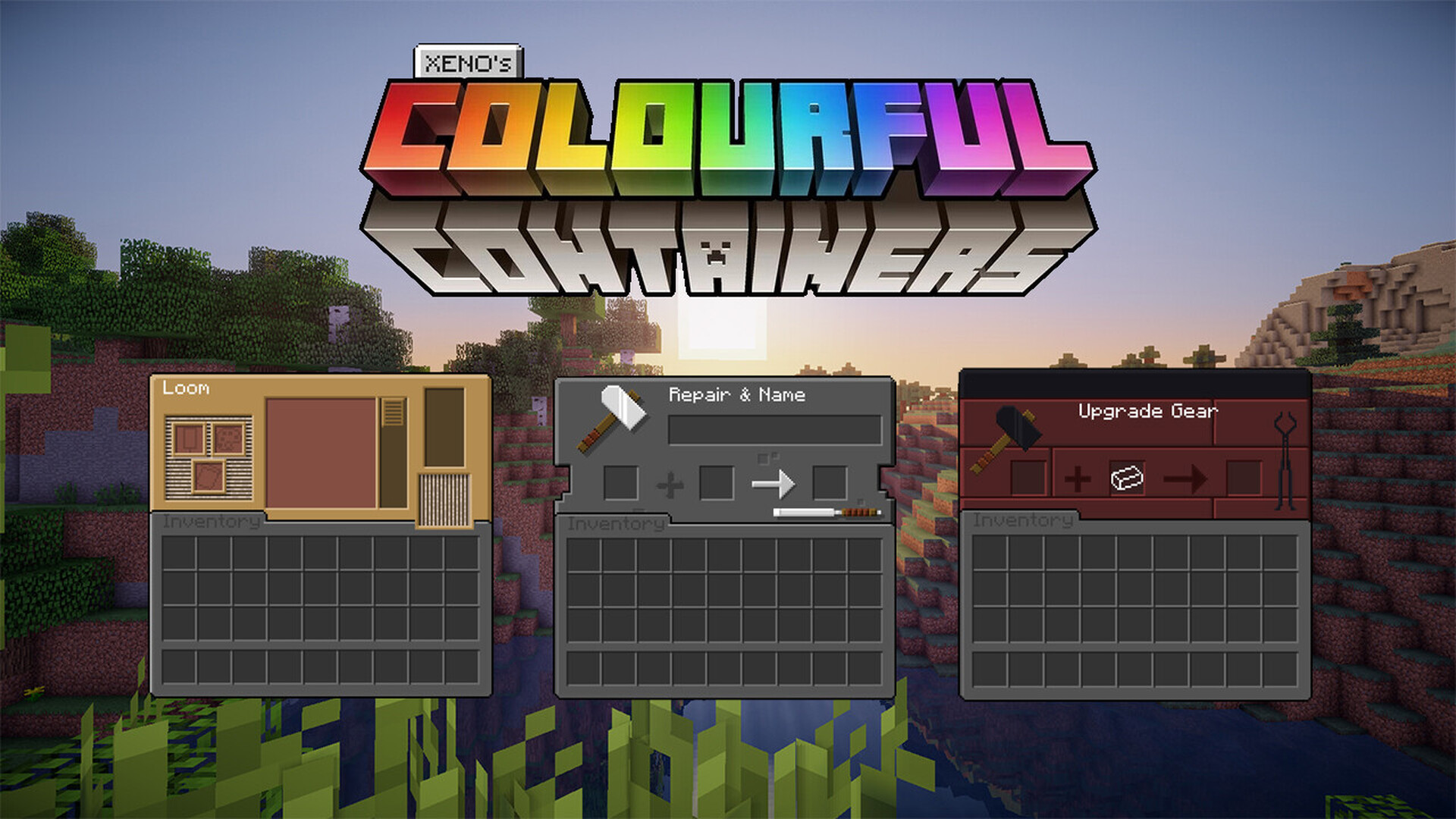 Colourful Containers Dark Mode GUI (Optifine Required) Minecraft ...