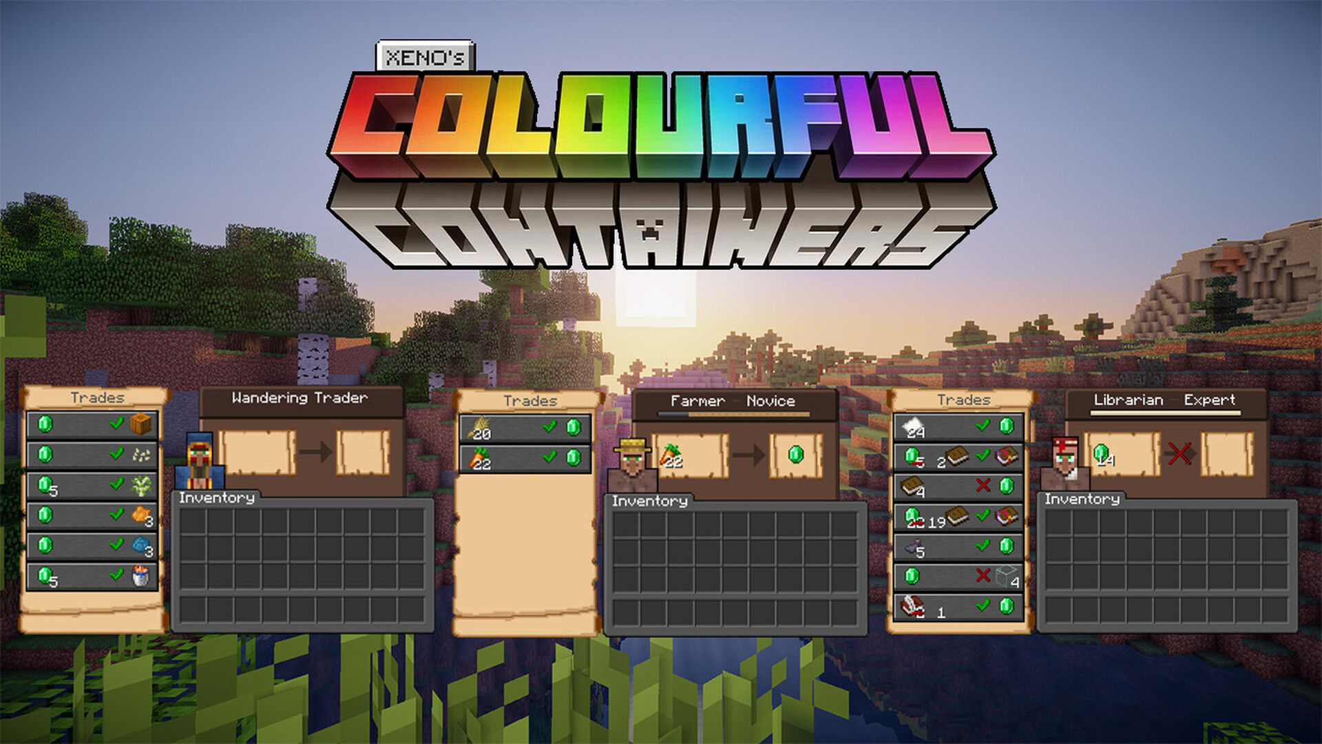 Colourful Containers Dark Mode GUI (Optifine Required) Minecraft ...