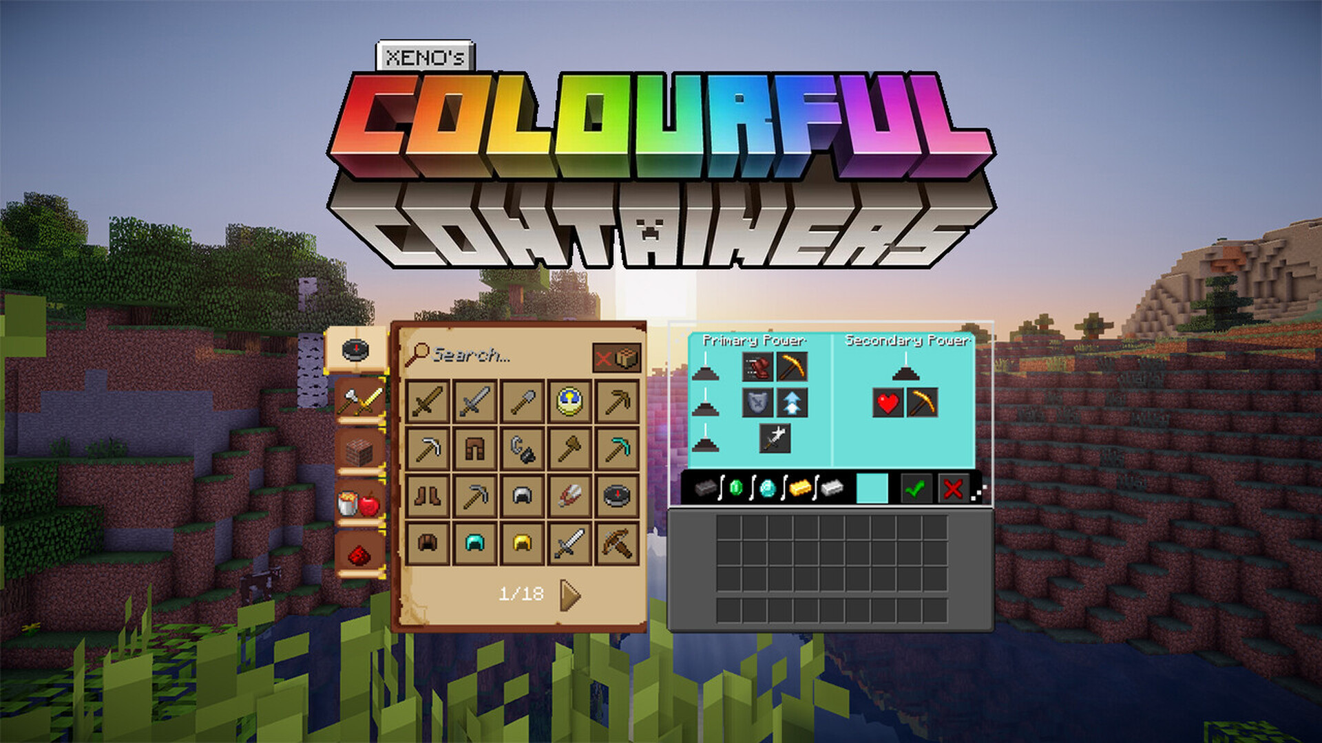 Colourful Containers Dark Mode GUI (Optifine Required) Minecraft ...