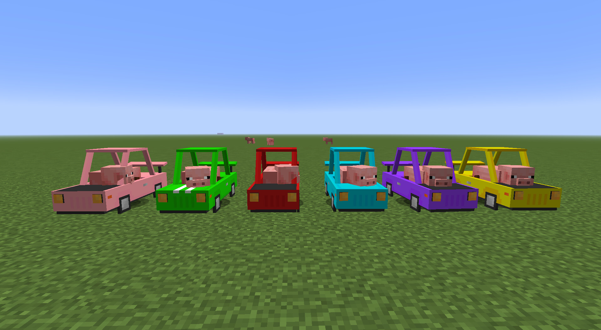 drift cars (boats) Minecraft Texture Pack