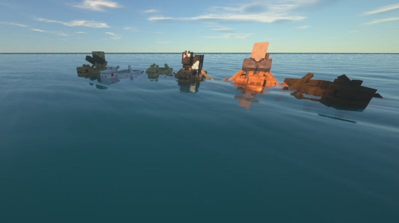 CapyBoat !! Optifine boat texture pack Minecraft Texture Pack