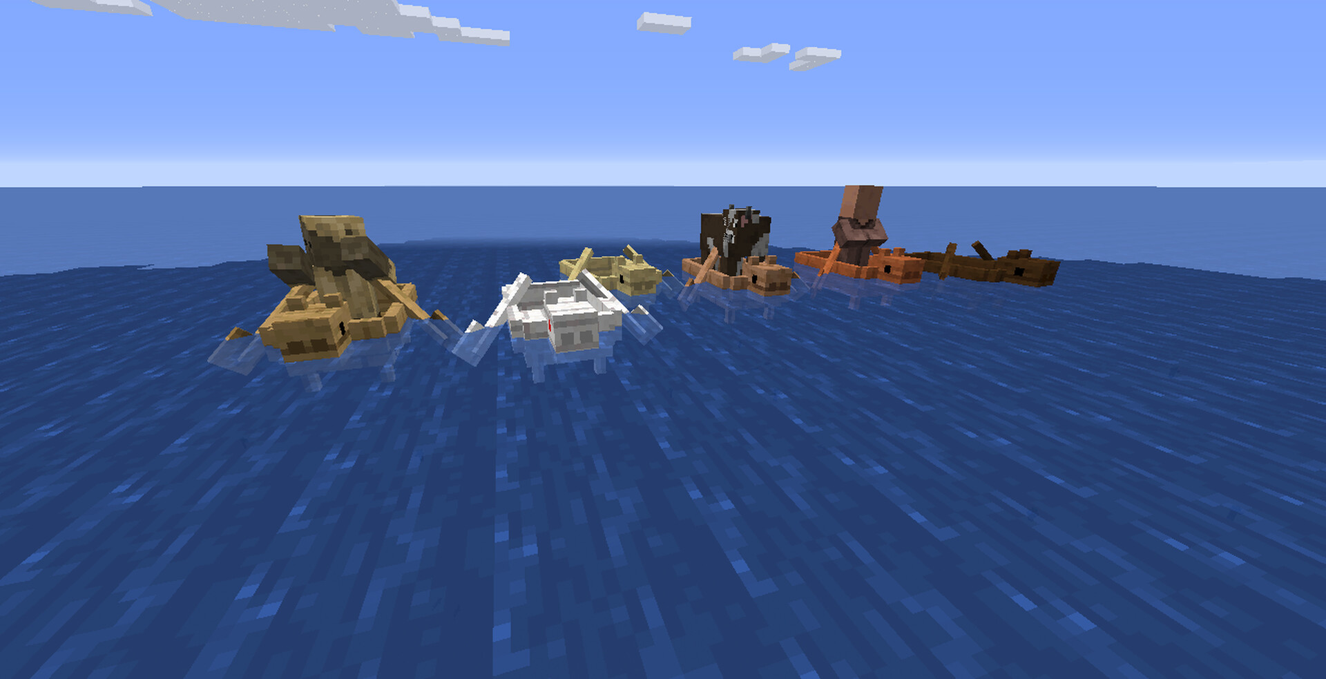 CapyBoat !! Optifine boat texture pack Minecraft Texture Pack