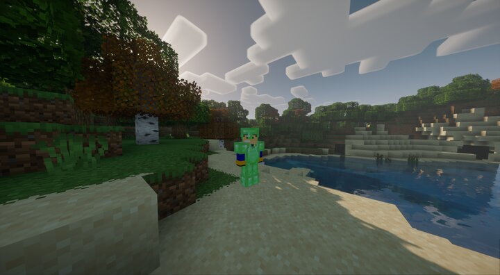 Chainmail to Emerald armor!! Minecraft Texture Pack