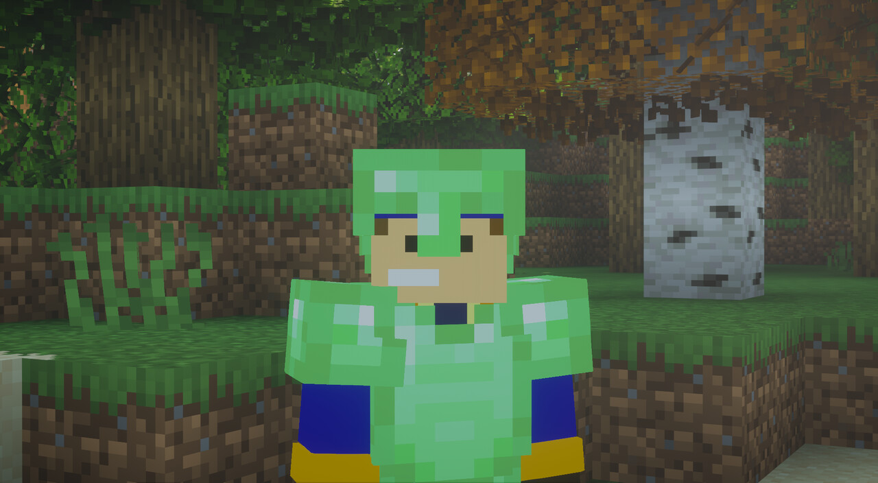 Chainmail to Emerald armor!! Minecraft Texture Pack