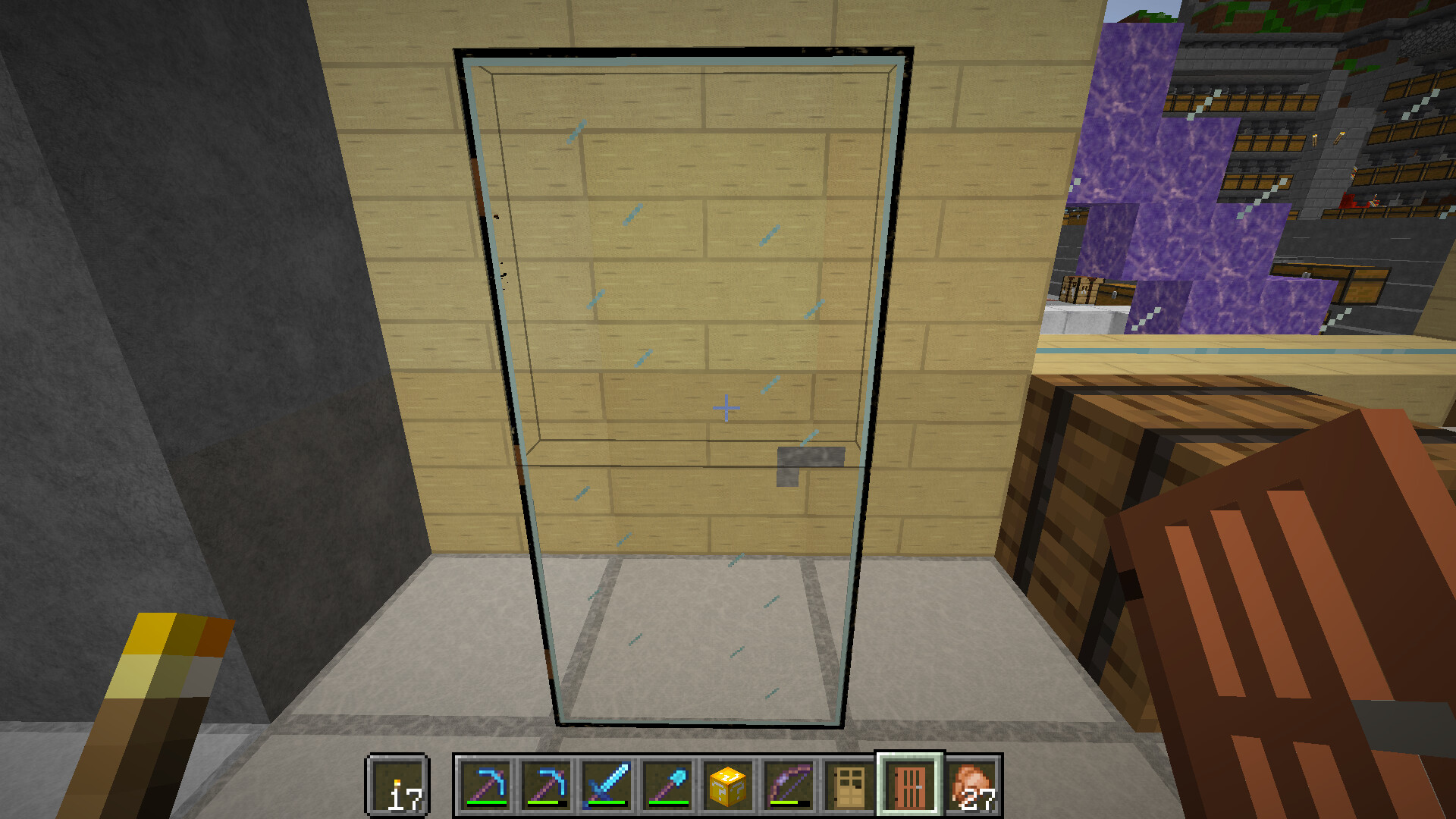 Glass door Minecraft Texture Pack