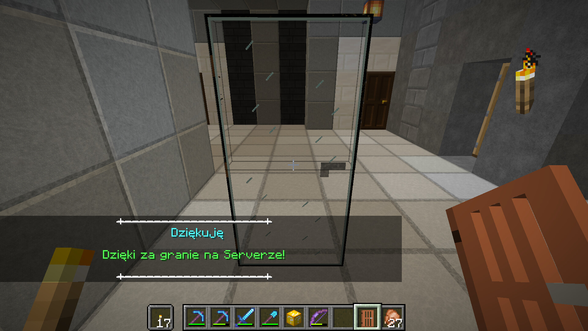 Glass door Minecraft Texture Pack