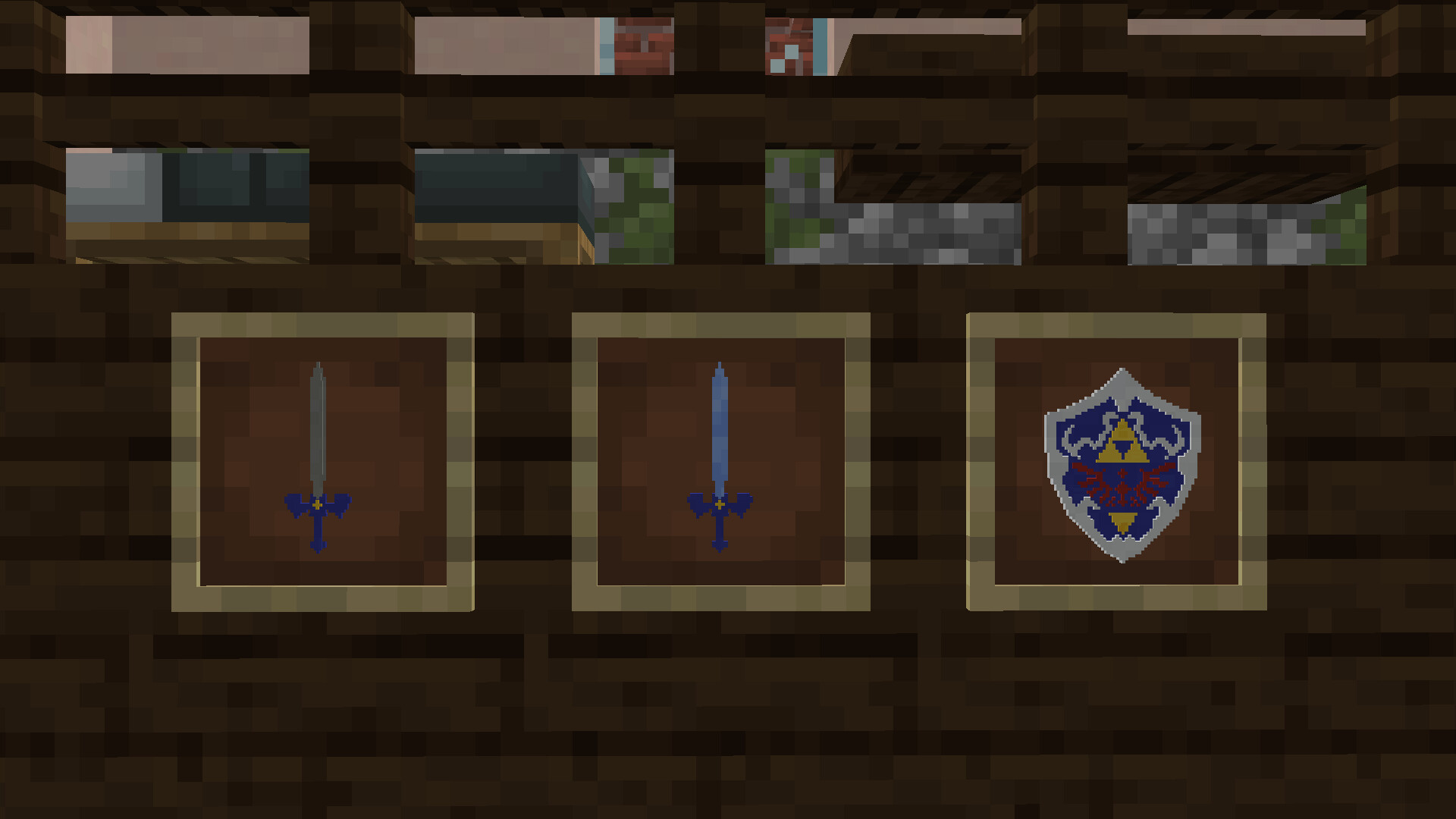 Master Sword and Hylian Shield Minecraft Texture Pack