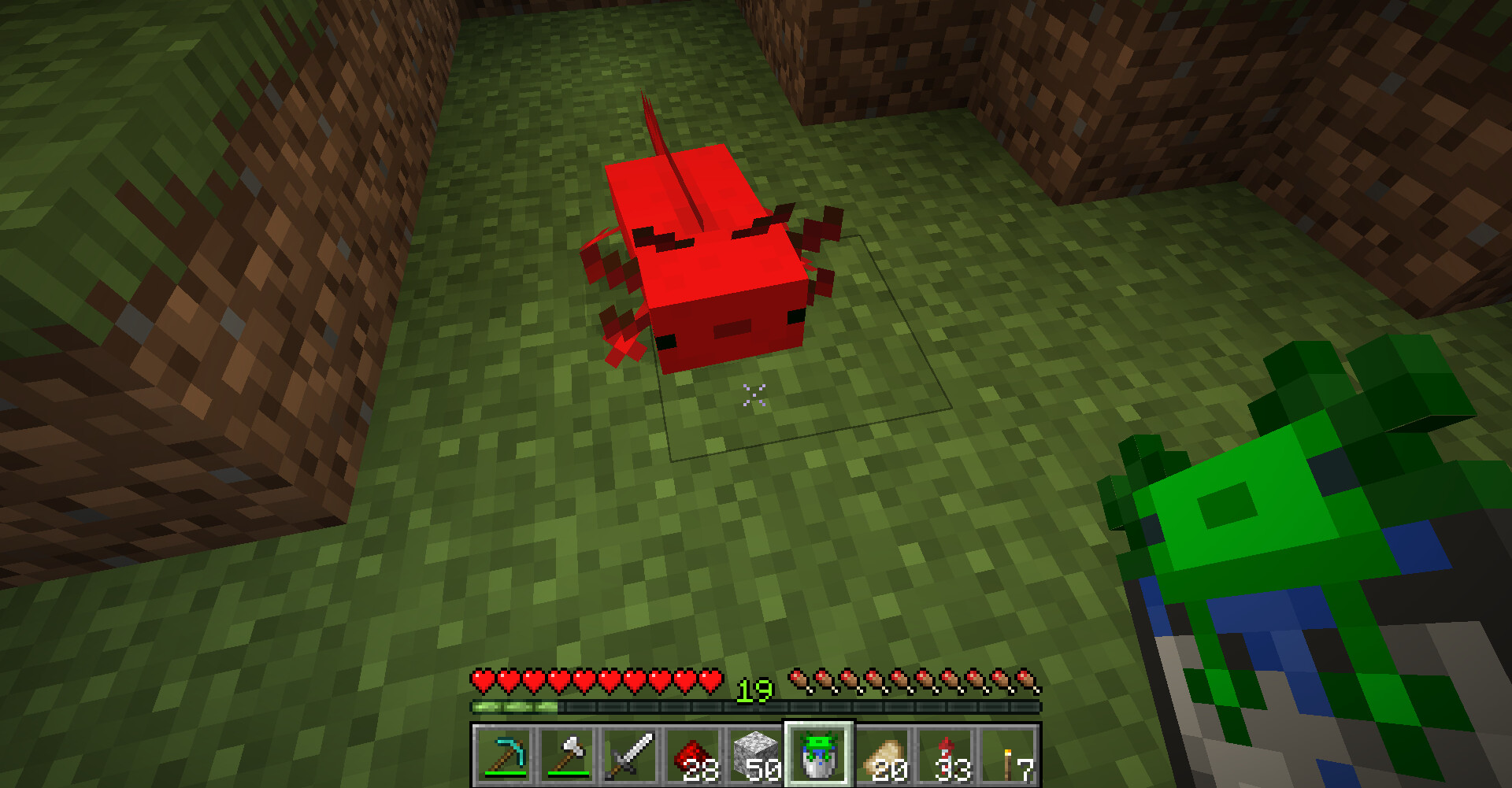 Joe's Glow Axolotls (Now for Bedrock and Java) Minecraft Texture Pack