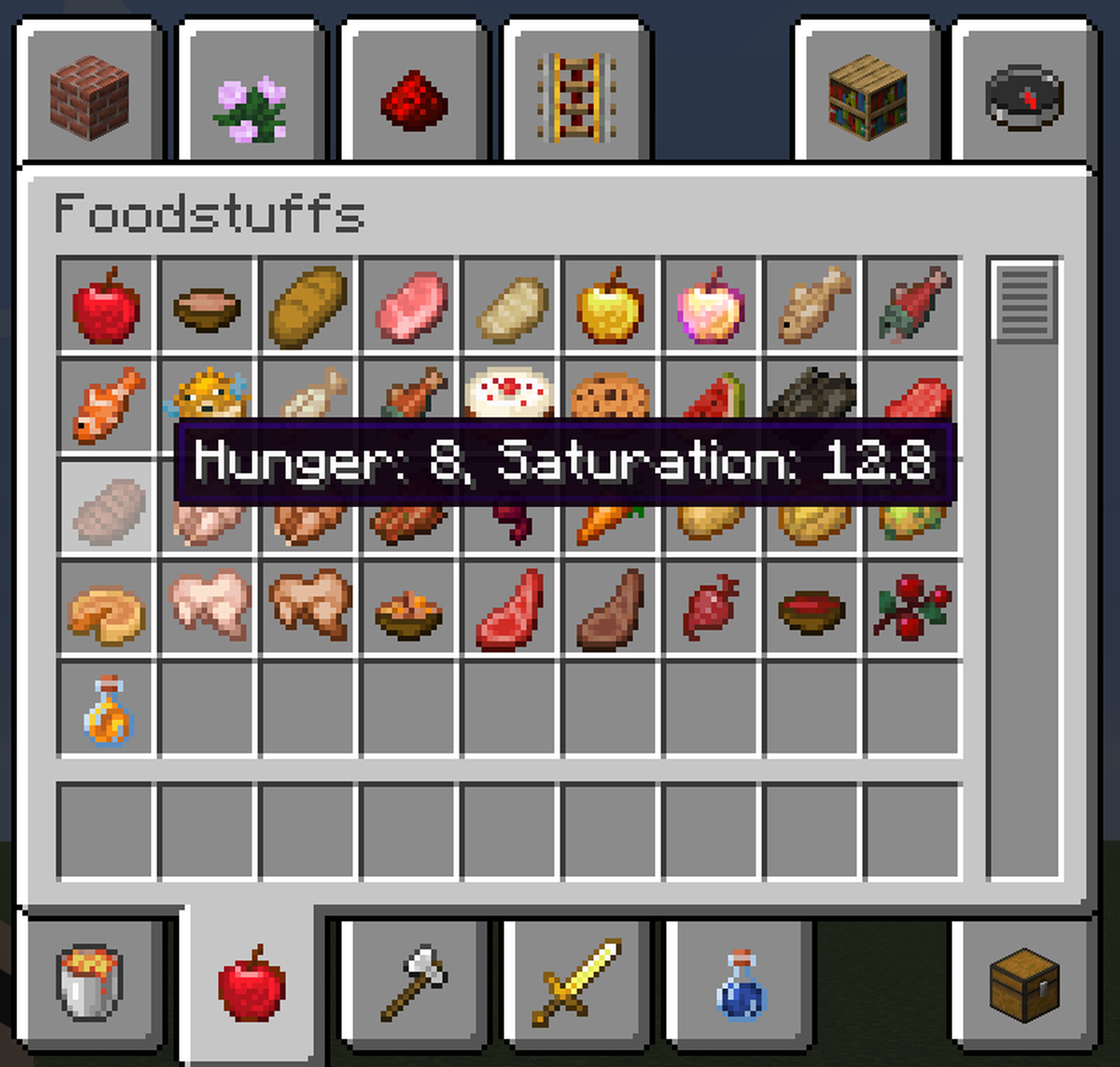 Hunger Helper (Advanced) Minecraft Texture Pack