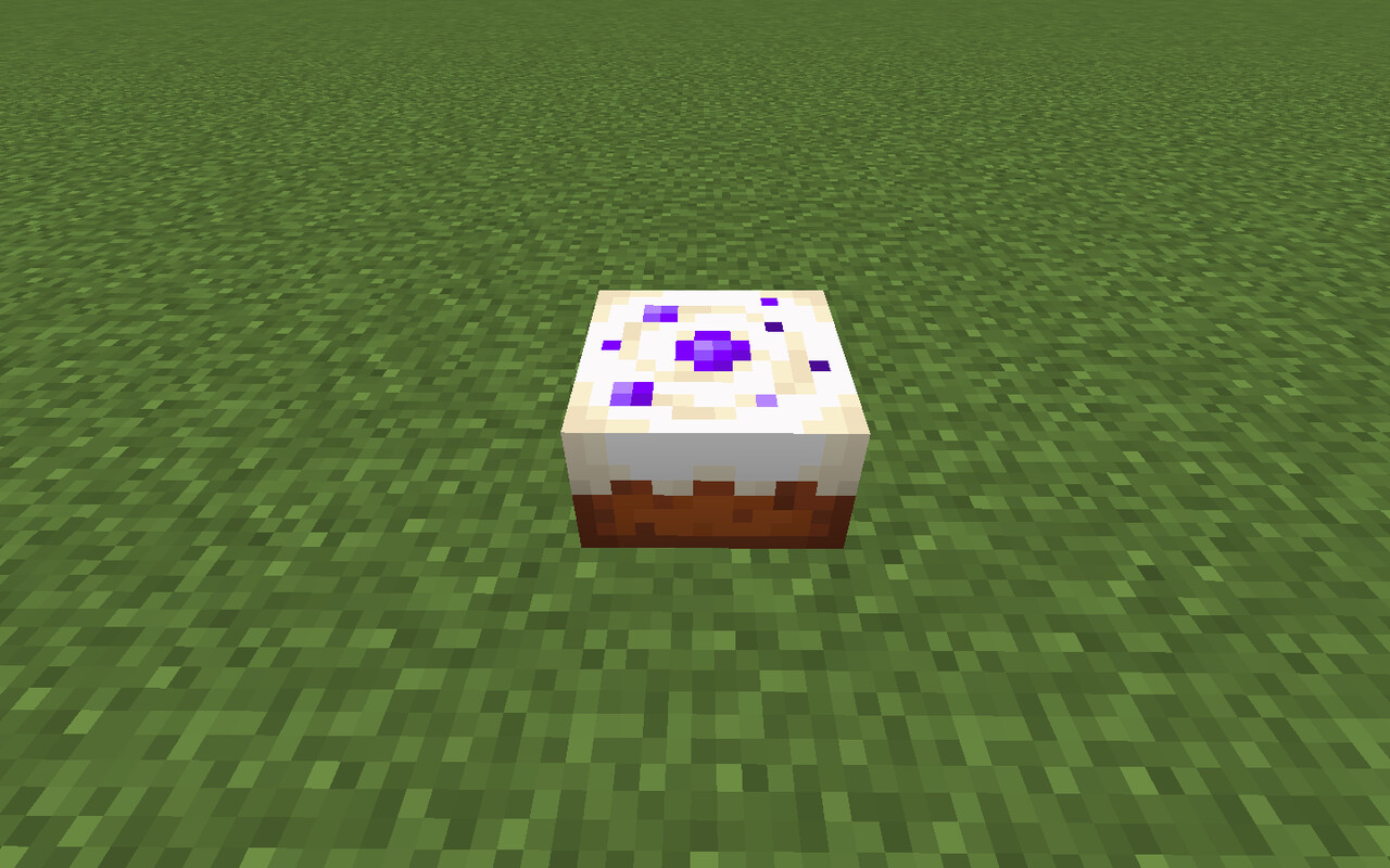 Purple Cake Minecraft Texture Pack