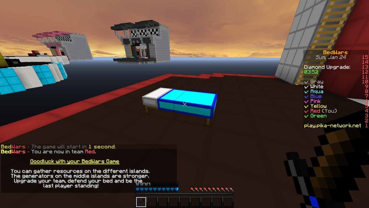 Everything is Blue(Only For Bedwars) Minecraft Texture Pack