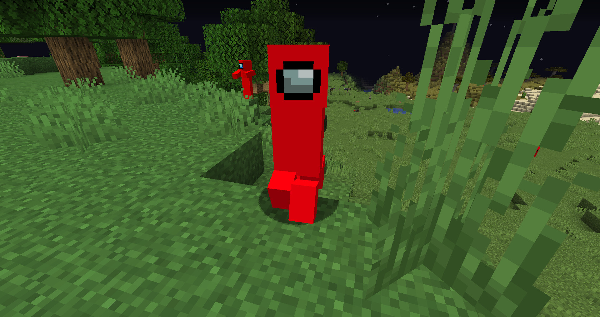 When Minecraft is SUS Minecraft Texture Pack