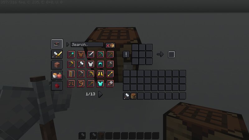 Slate UI - Stylized Dark Theme UI Pack (1.16+) Minecraft Texture Pack