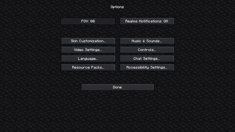 Slate UI - Stylized Dark Theme UI Pack (1.16+) Minecraft Texture Pack