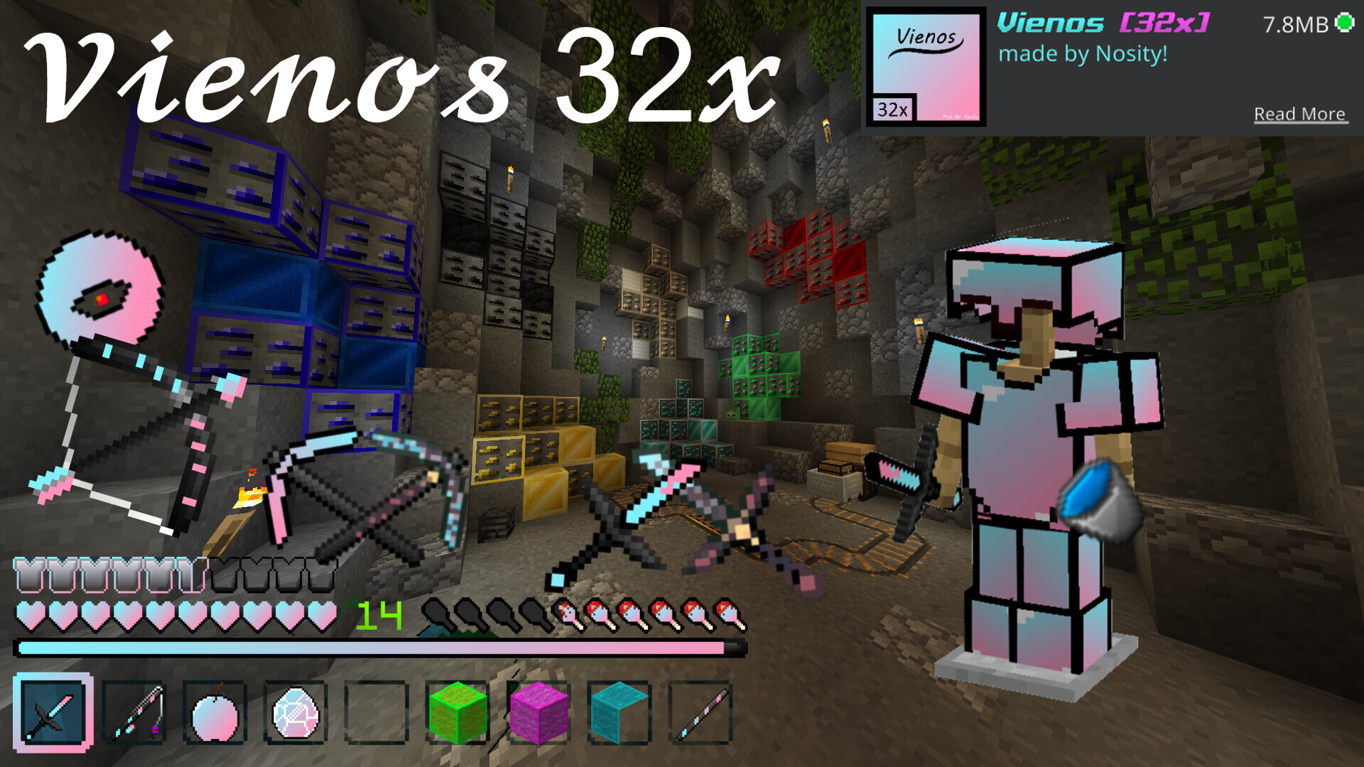 Vienos 32x PVP Texture Pack Minecraft Texture Pack