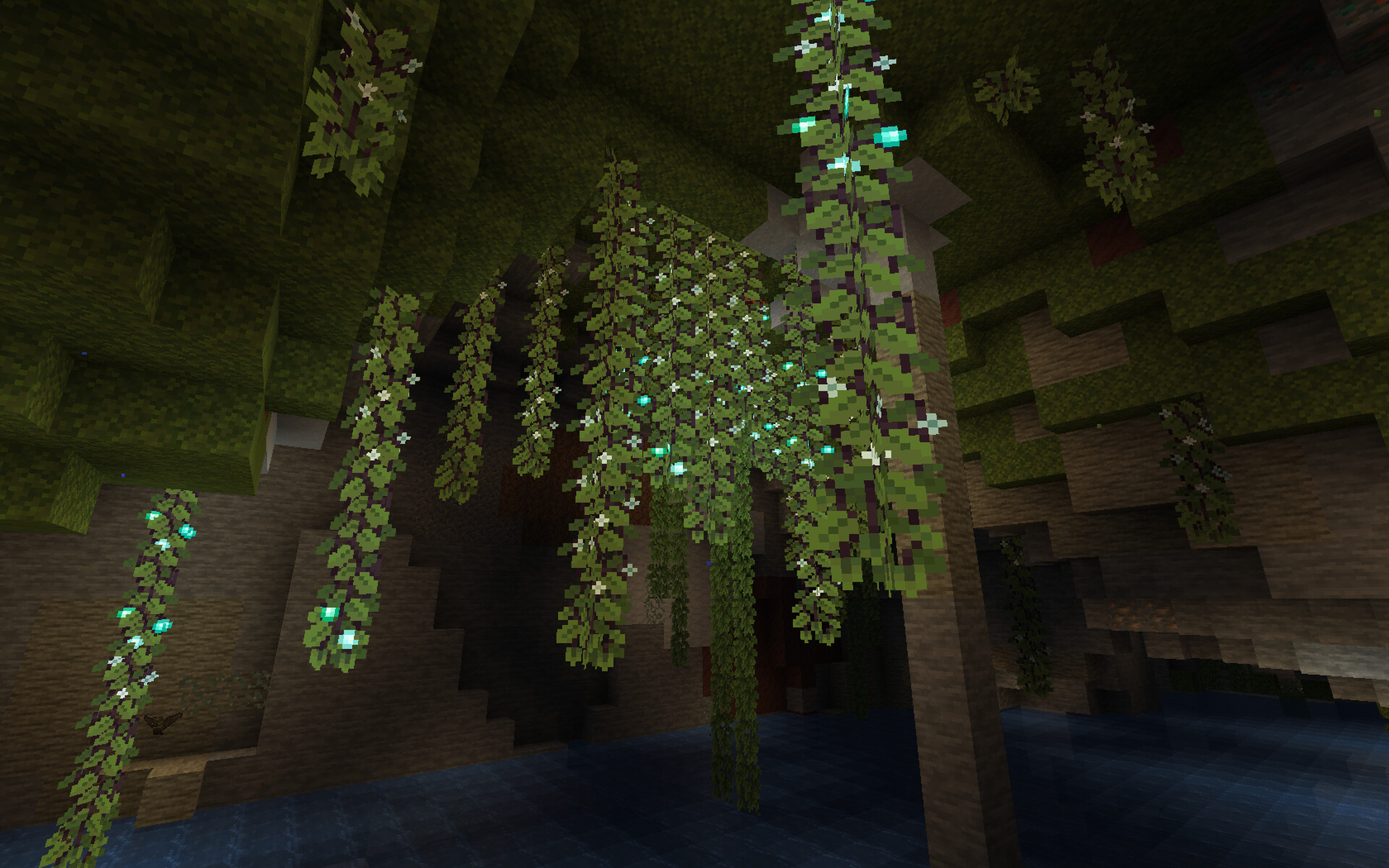 Flowering Azure Berries [Glow Berries] Minecraft Texture Pack