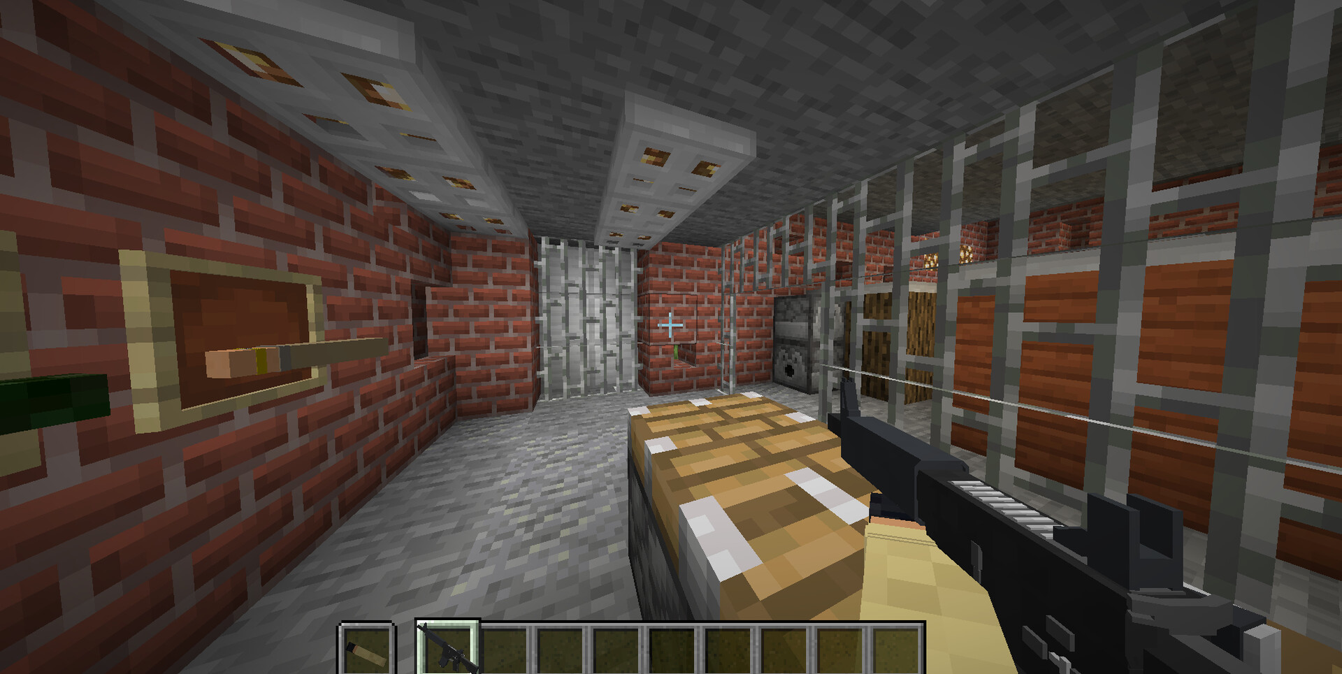 3D gun M4A1 w. hands Minecraft Texture Pack