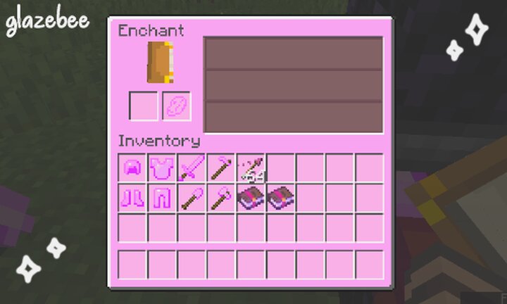 Glazebee's Cute Pink GUI Minecraft Texture Pack