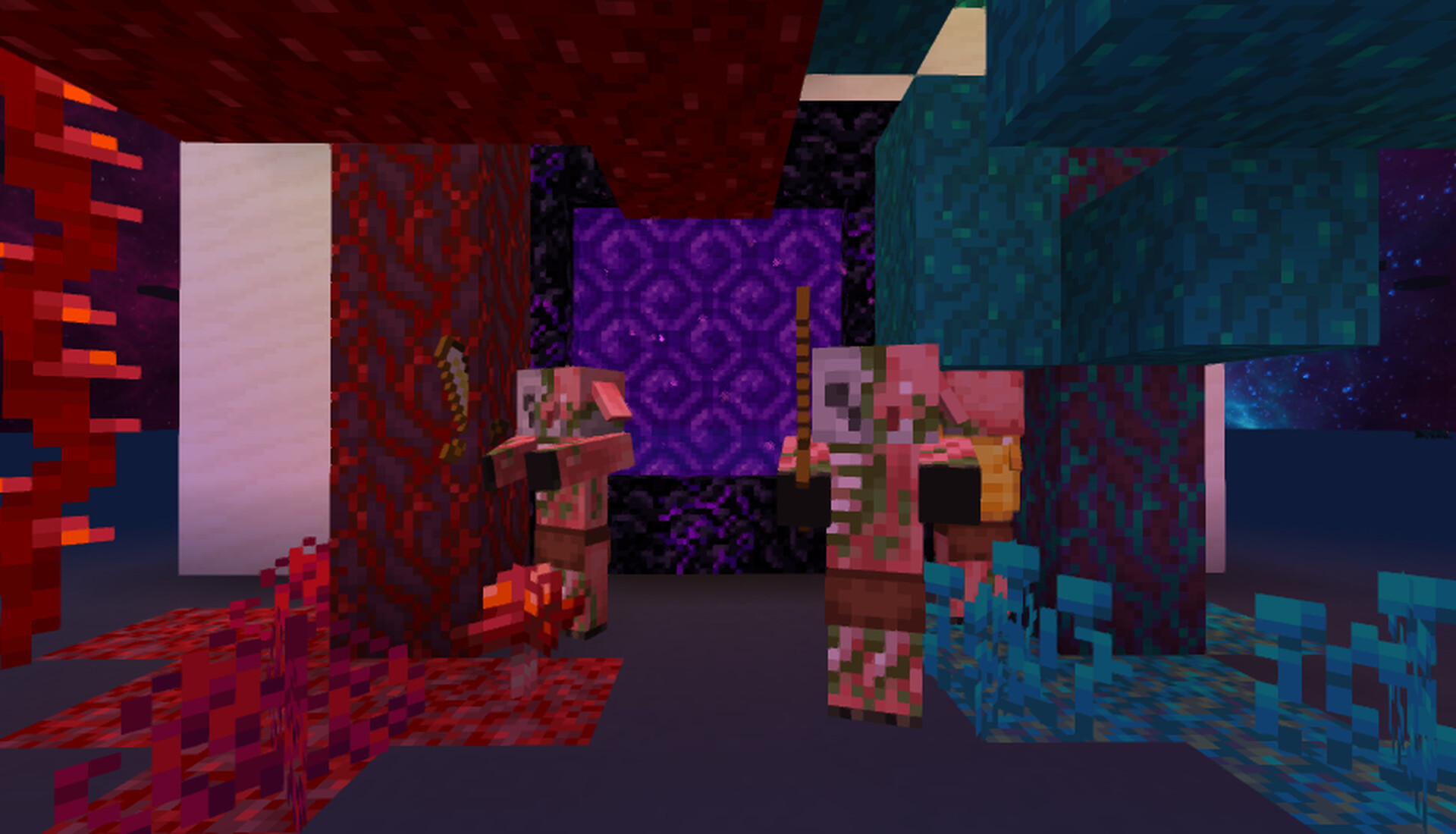 Pigmen Redesign [1.16]: Fungi-infected Piglin Minecraft Texture Pack