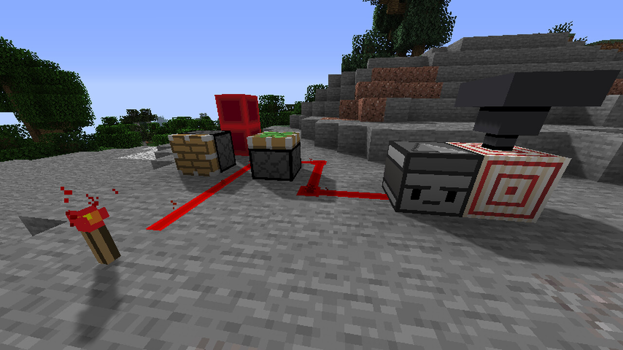 Simple Redstone Components. Minecraft Texture Pack