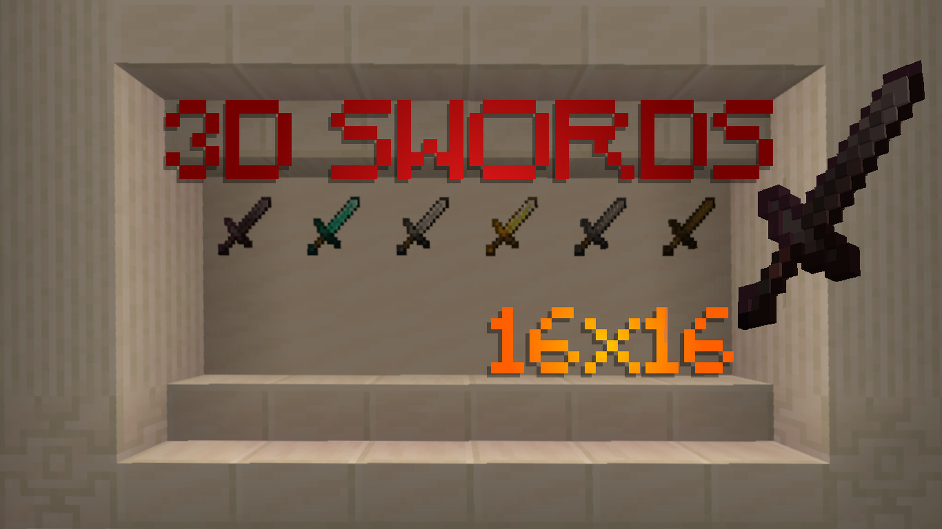 3D SWORDS (1.8 - 1.17) + compatible with other Texturepacks! Minecraft ...