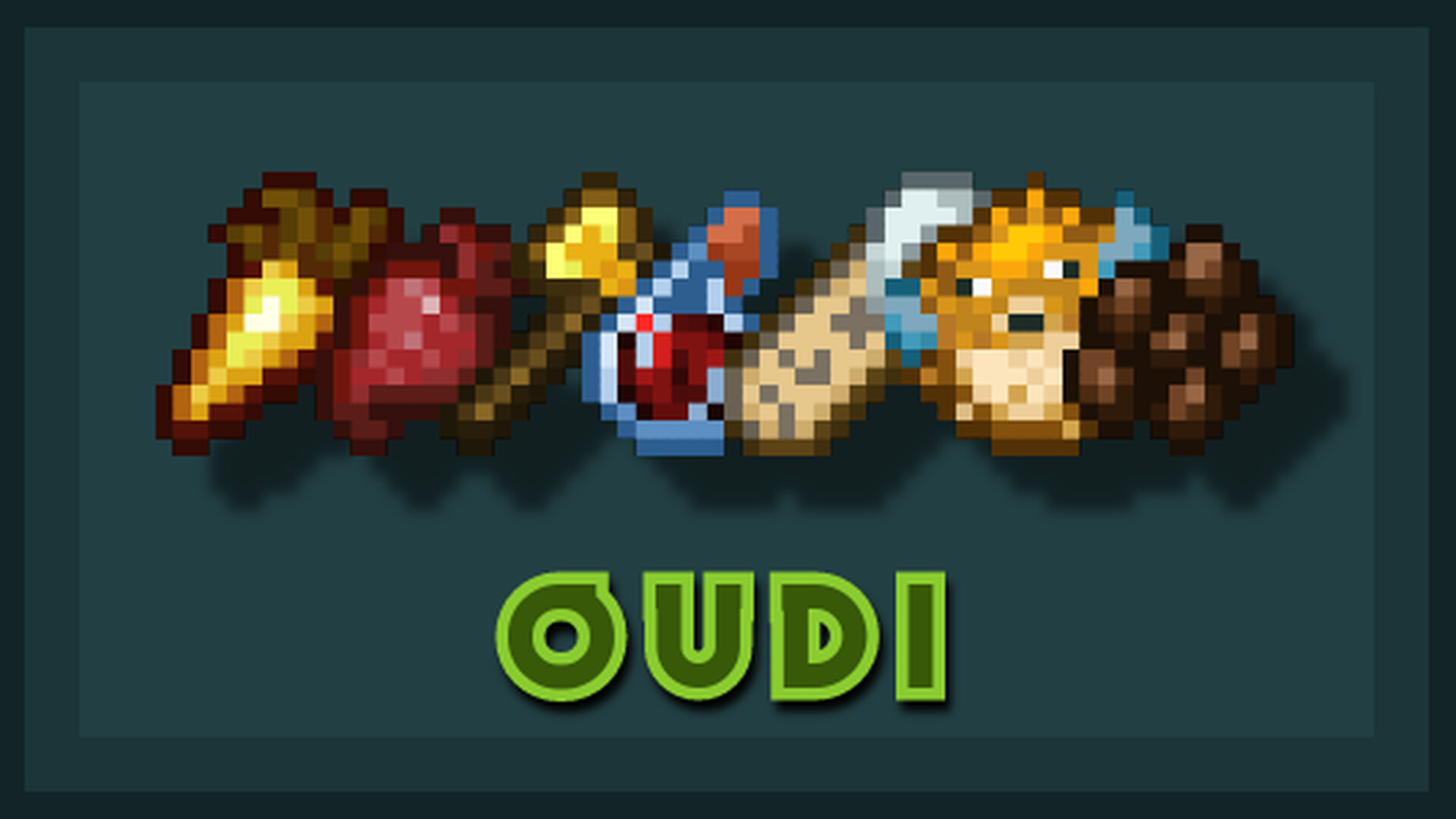 Oudi: Outlined Everything! - Bedrock Minecraft Texture Pack