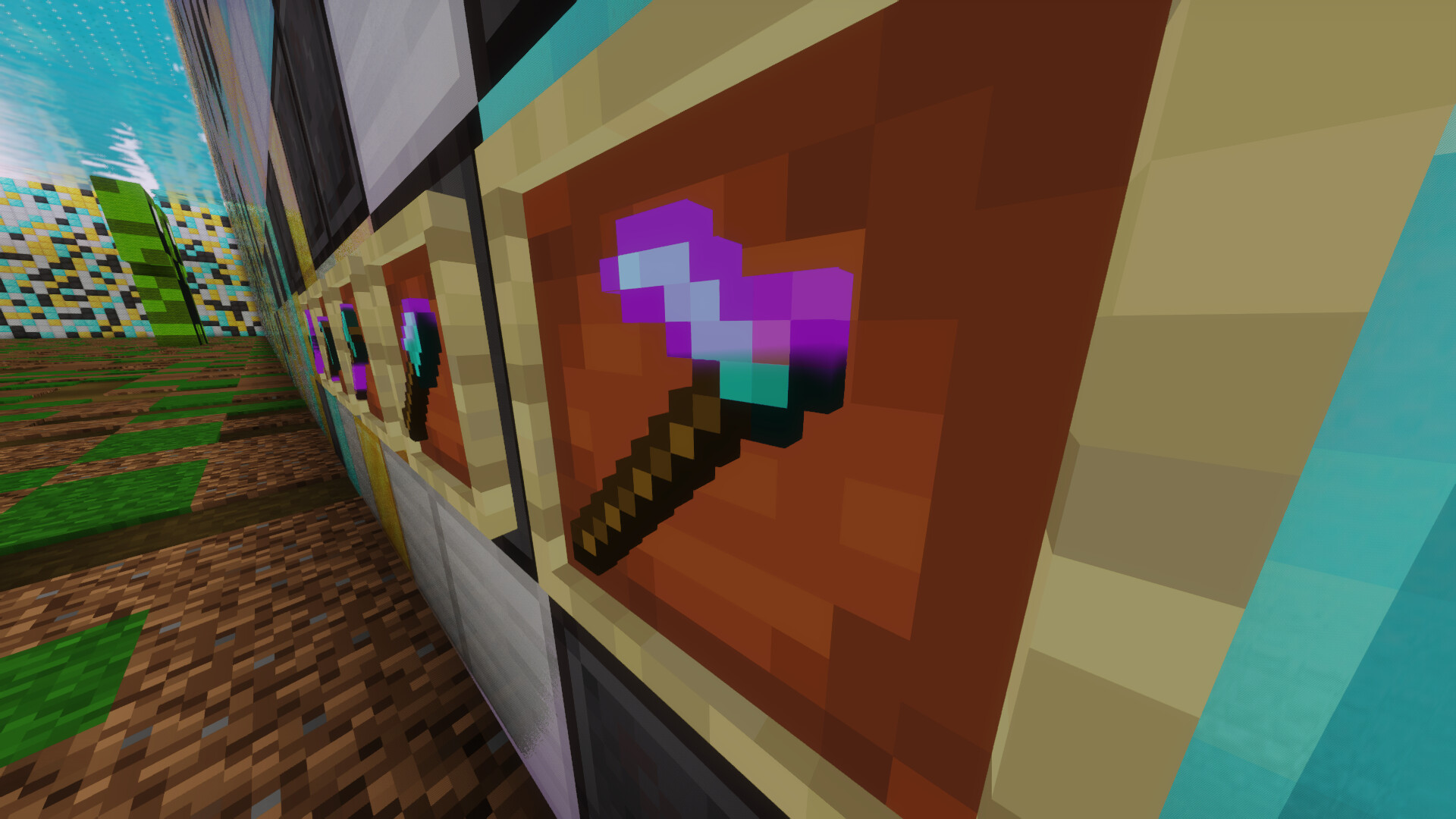 Different Enchantment Glint Minecraft Texture Pack