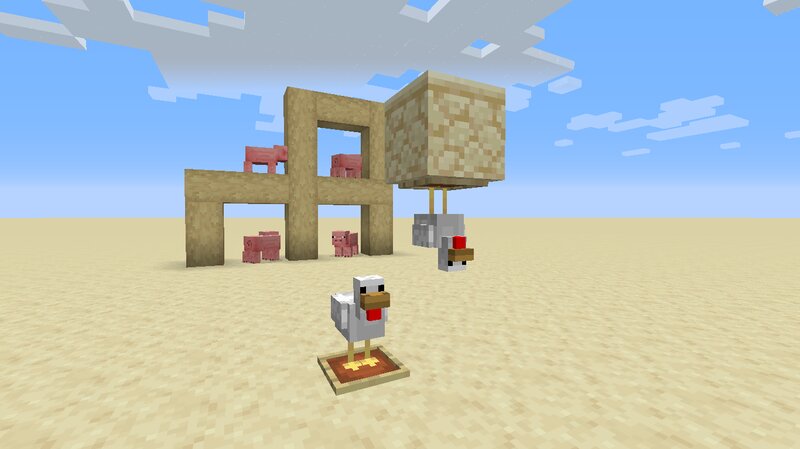 Chickens snowballs 1.13 - 1.17. Minecraft Texture Pack