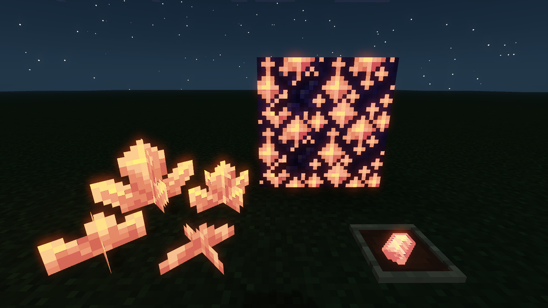 glow in the dark amethyst Minecraft Texture Pack
